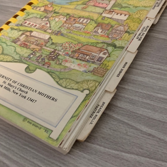 Other | Vintage Spiral Bound Cookbook Recipe Book Hilltop Treasures ...